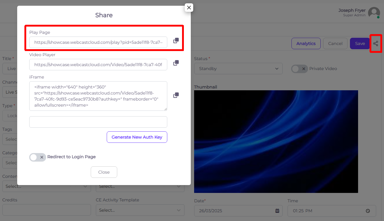 How To Create a Live Stream – Support