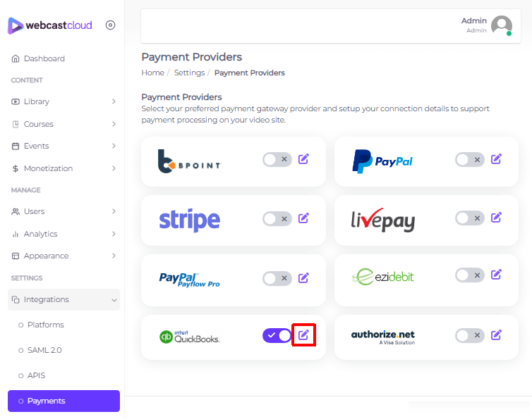 How to Re-authorize Your QuickBooks Integration – Support